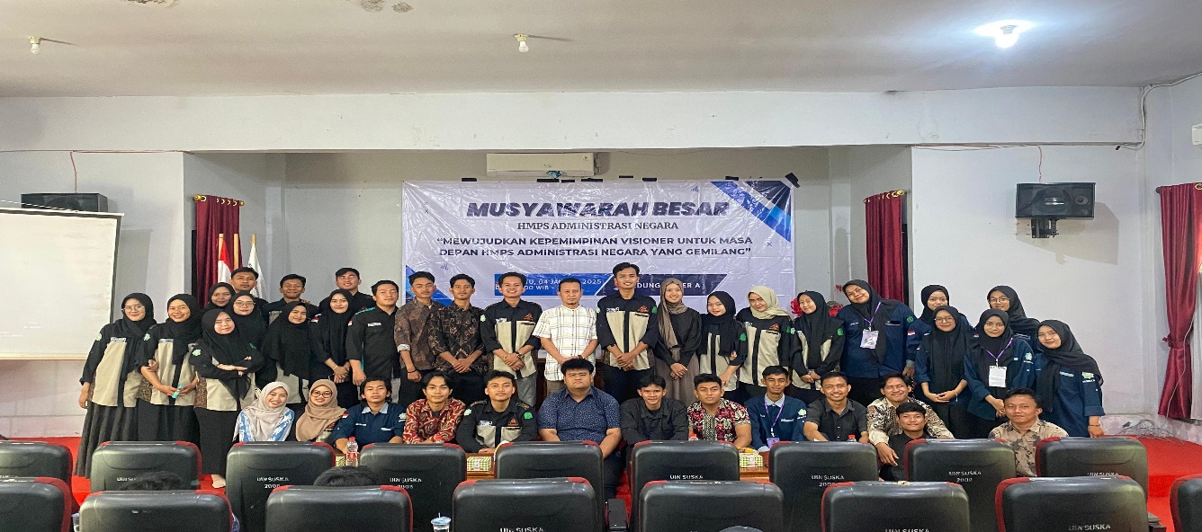 MUSYAWARAH BESAR HIMPUNAN MAHASISWA PROGRAM STUDI ADMINISTRASI NEGARA BERJALAN DENGAN LANCAR ...